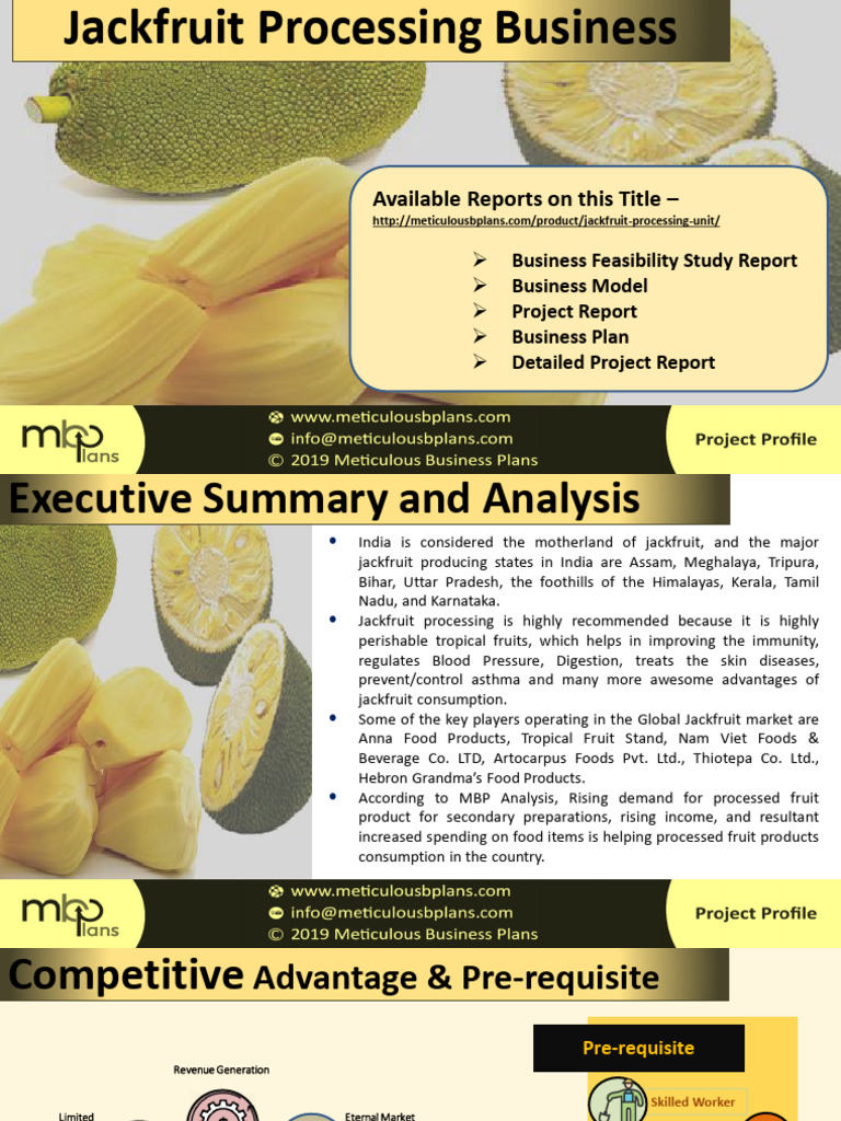 Jackfruit Processing | PDF | Economies