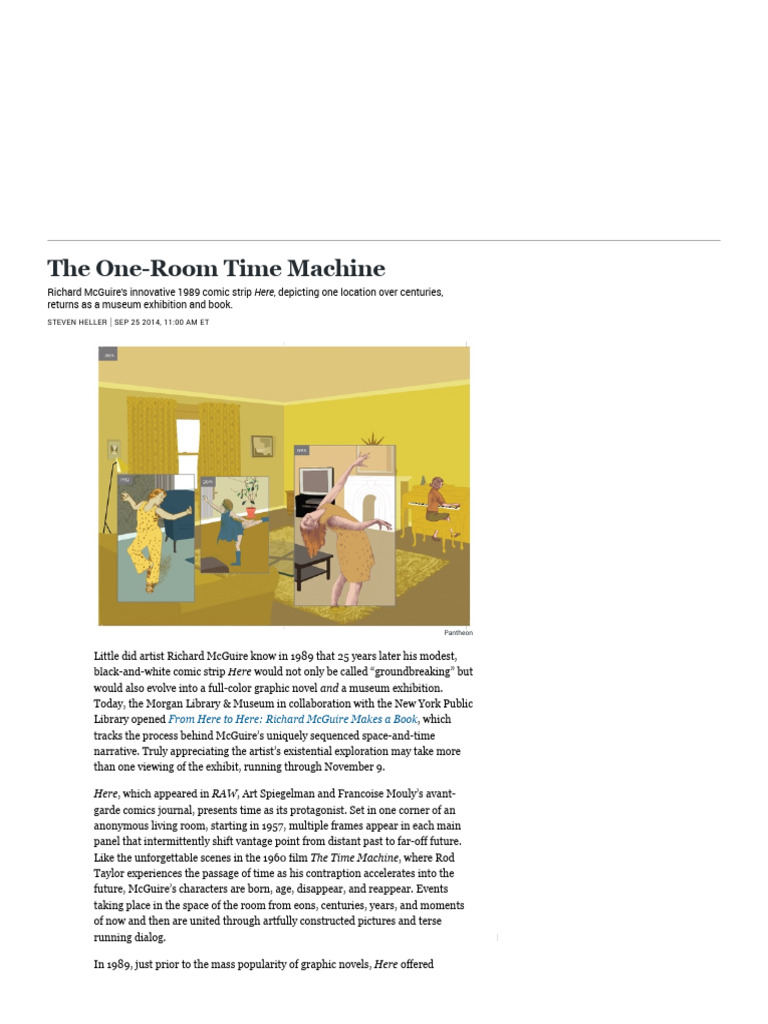 Richard McGuire's Time-Traveling Comic | PDF