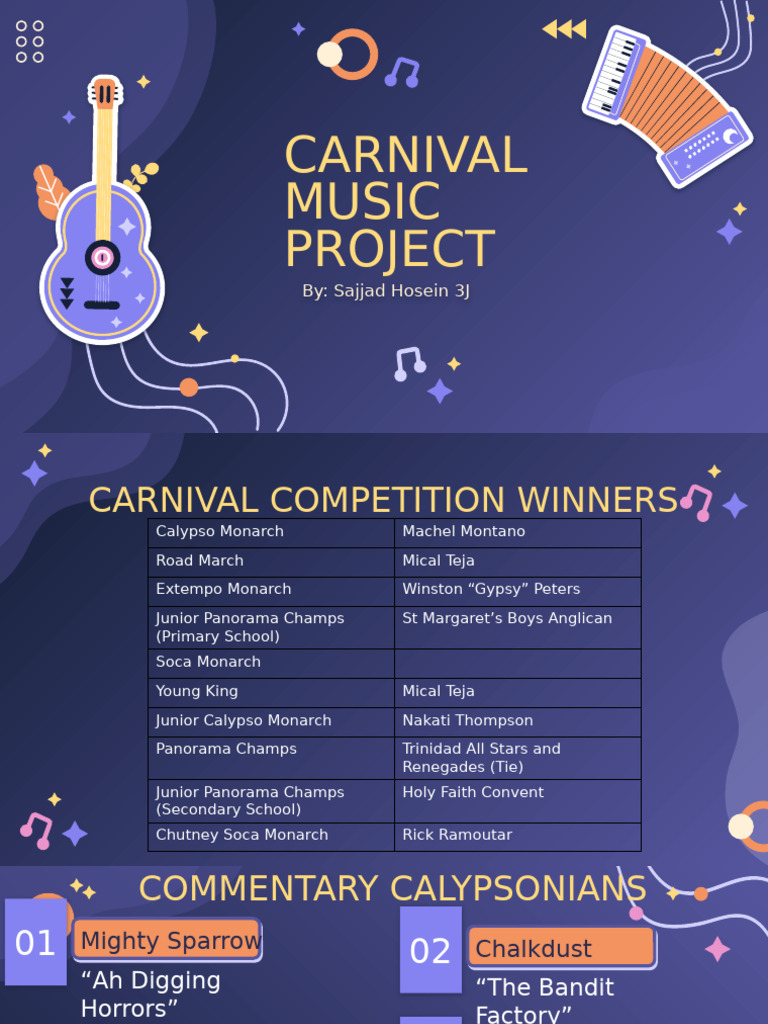 Trinidad Carnival Music Highlights | PDF | Caribbean Music | English ...