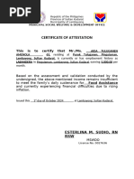 Certificate of Attestation Editable Form | PDF
