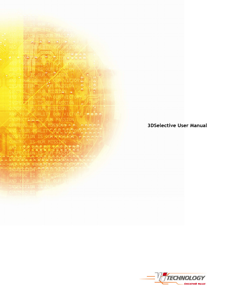 UserGuide 3DSelective v2 | PDF | Image Segmentation | Calibration