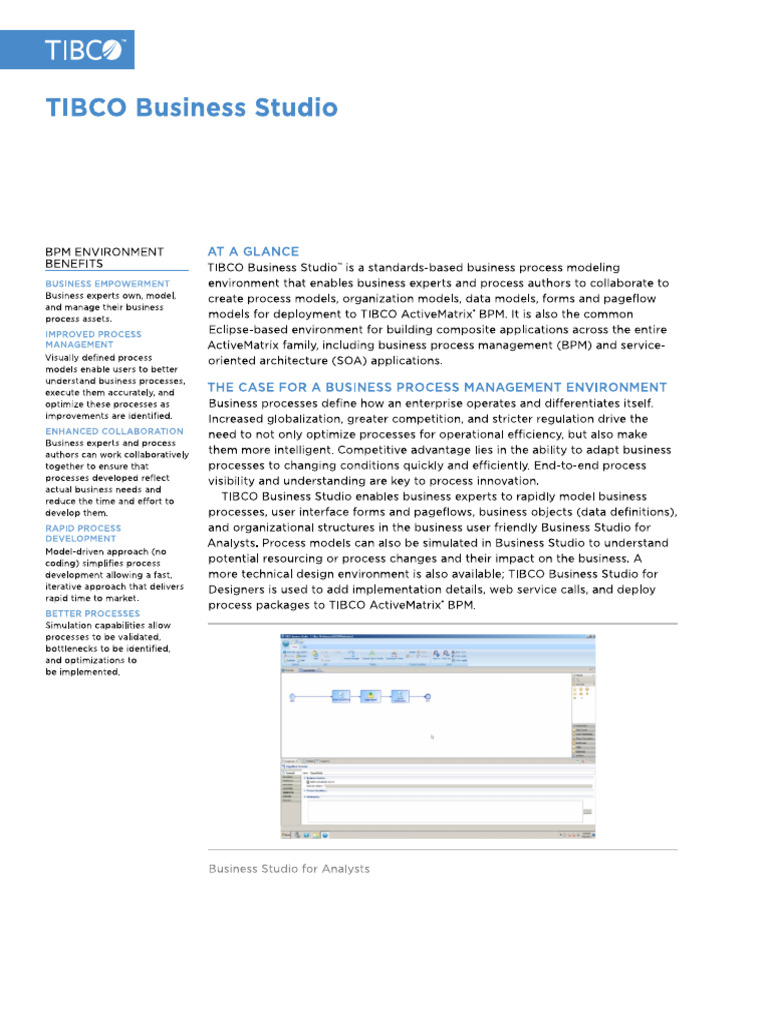 Tibco_Datasheet | PDF