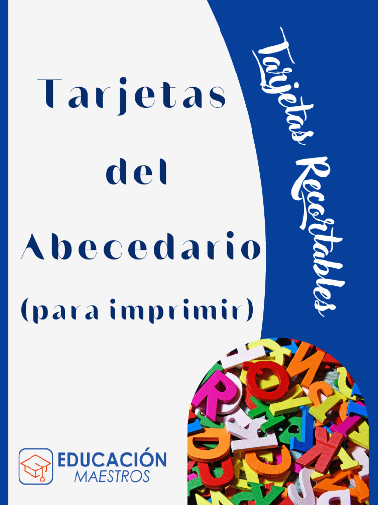 Tarjetas del Abecedario para Imprimir | PDF