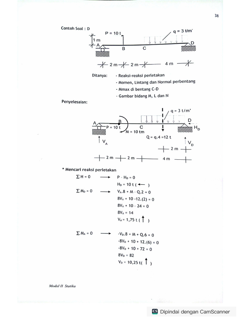 Statika Teknik Sipil semester 1 | PDF