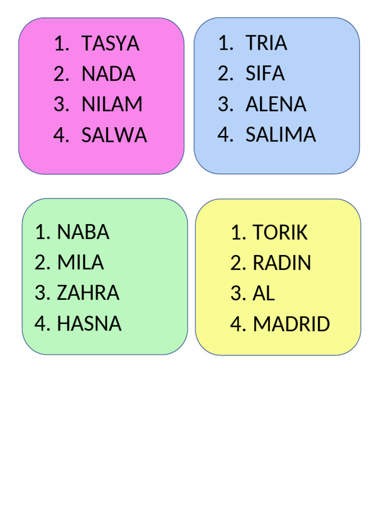 Untuk Print Jadwal | PDF