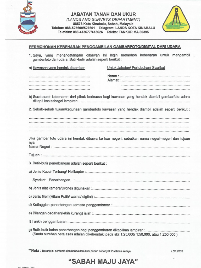 Borang LSF.7038 | PDF