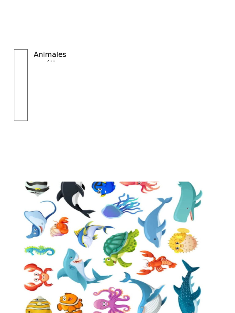 Guía de Animales Acuáticos | PDF