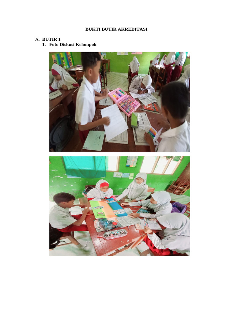 BUKTI BUTIR AKREDITASI | PDF