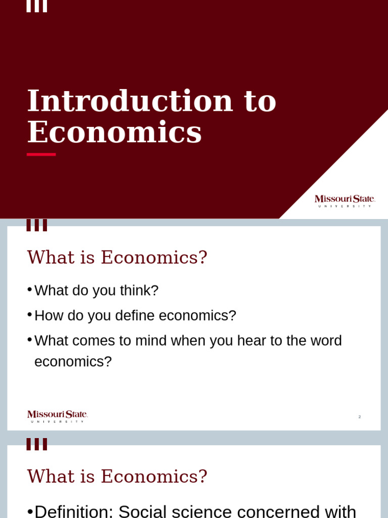 Intro To Economics | PDF | Economics | Marginal Utility