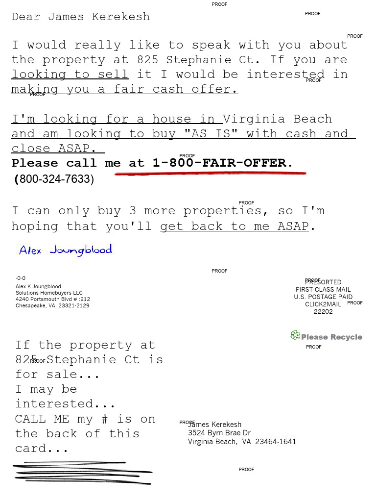 Postcard - Fair Offer | PDF
