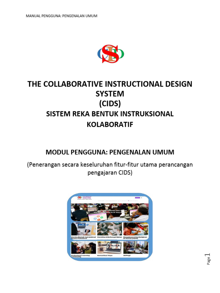Panduan CIDS untuk Guru | PDF