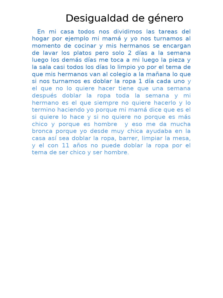 Desigualdades de Genero Jym | PDF