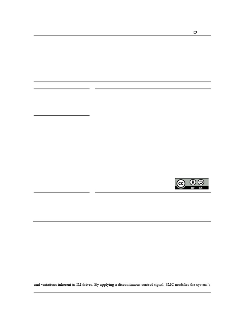 Efficiency Enhanced Adaptive Quasi-Sliding Mode Controller For Variable-Speed Induction Motor ...