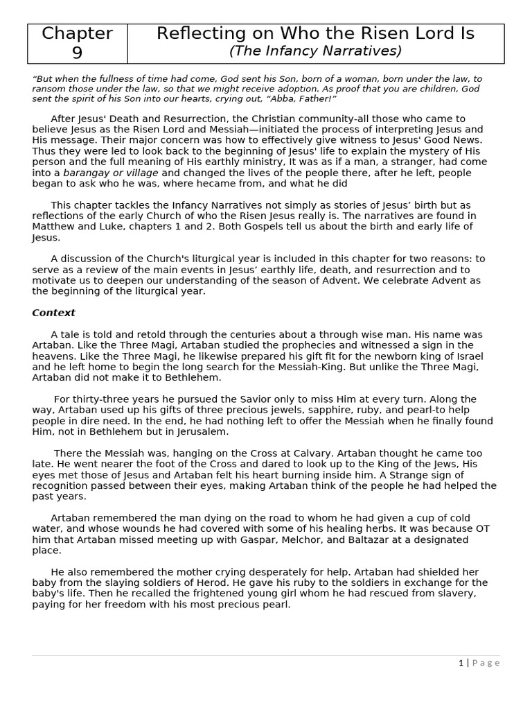 CL8 Module 2 (4th Quarter) | PDF | Jesus | Nativity Of Jesus