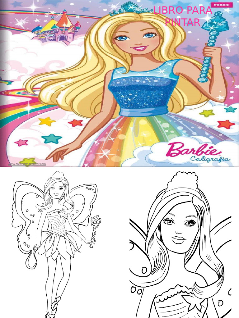 Libro Pintar Barbie | PDF
