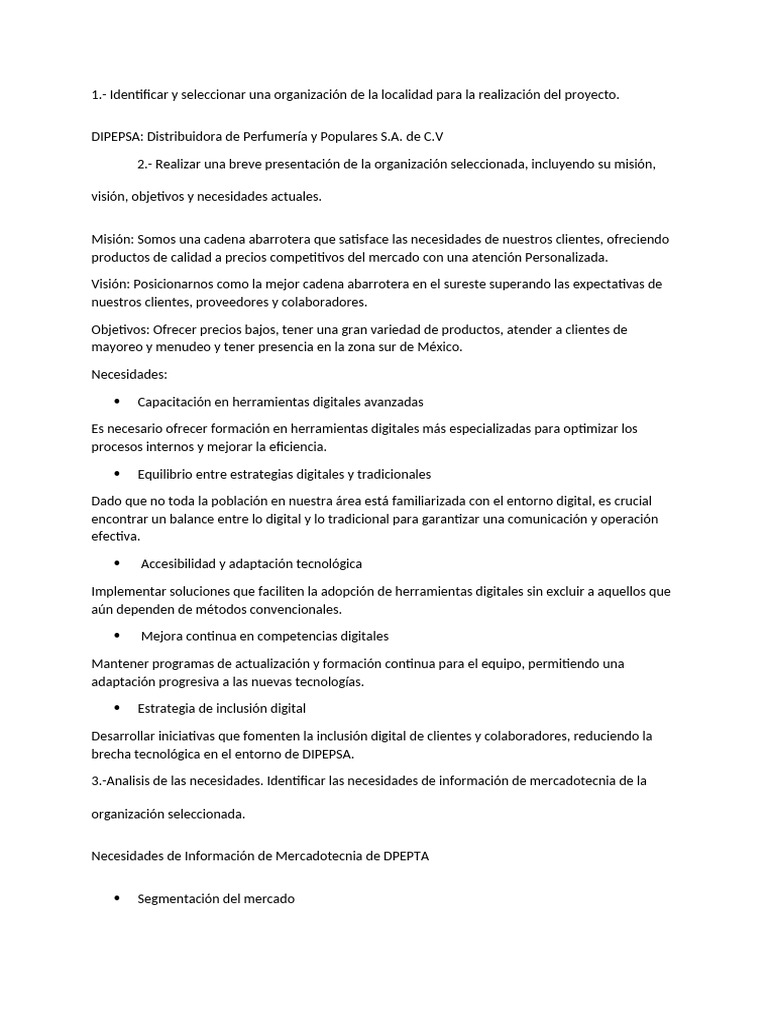 DIPEPSA S.A de C.V | PDF | Publicidad | Marketing