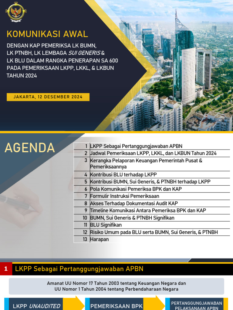 Komunikasi Audit LKPP 2024 | PDF