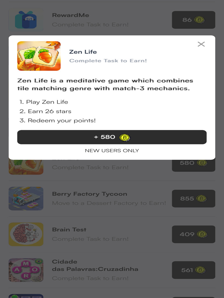 Complete Task To Earn!: Zen Life | PDF