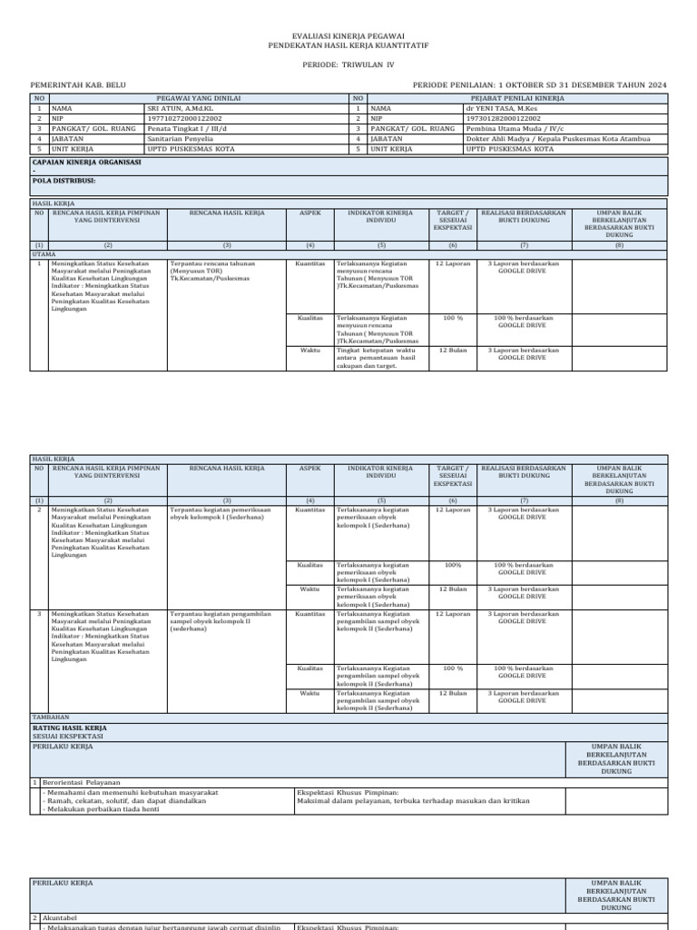 SKP TRIWULAN IV | PDF