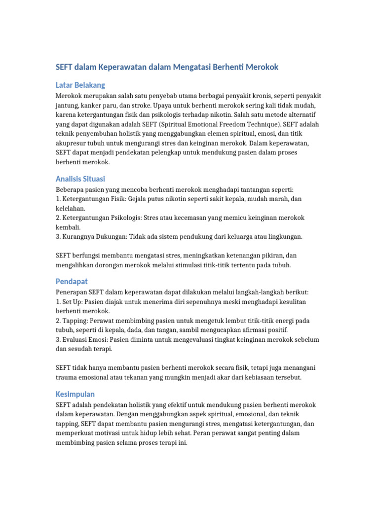 SEFT_dalam_Keperawatan_Berhenti_Merokok (1) | PDF