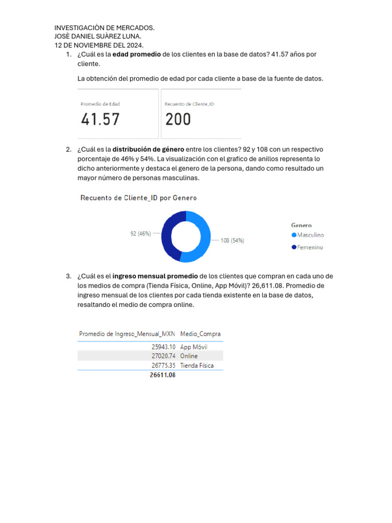 Practica de Power Bi Investigacion de Mercados-JDSL | PDF | Investigación de mercado | Economias
