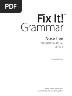 Fix It Grammar Level 1 | PDF | Part Of Speech | Grammatical Number