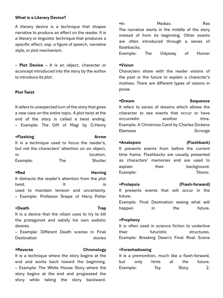 Creative Writing Reviewer | PDF | Intertextuality | Plot (Narrative)