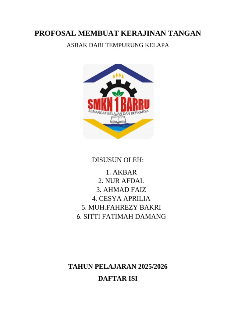 Asbak Kreatif dari Tempurung Kelapa | PDF