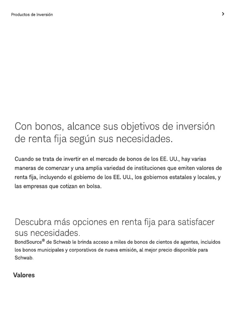 Inversión en Bonos | PDF