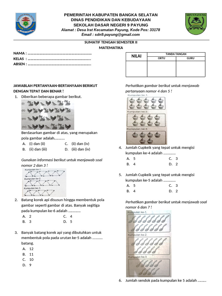 Matematika Mid S, 2 | PDF