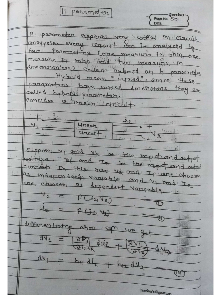 H Parameter | PDF