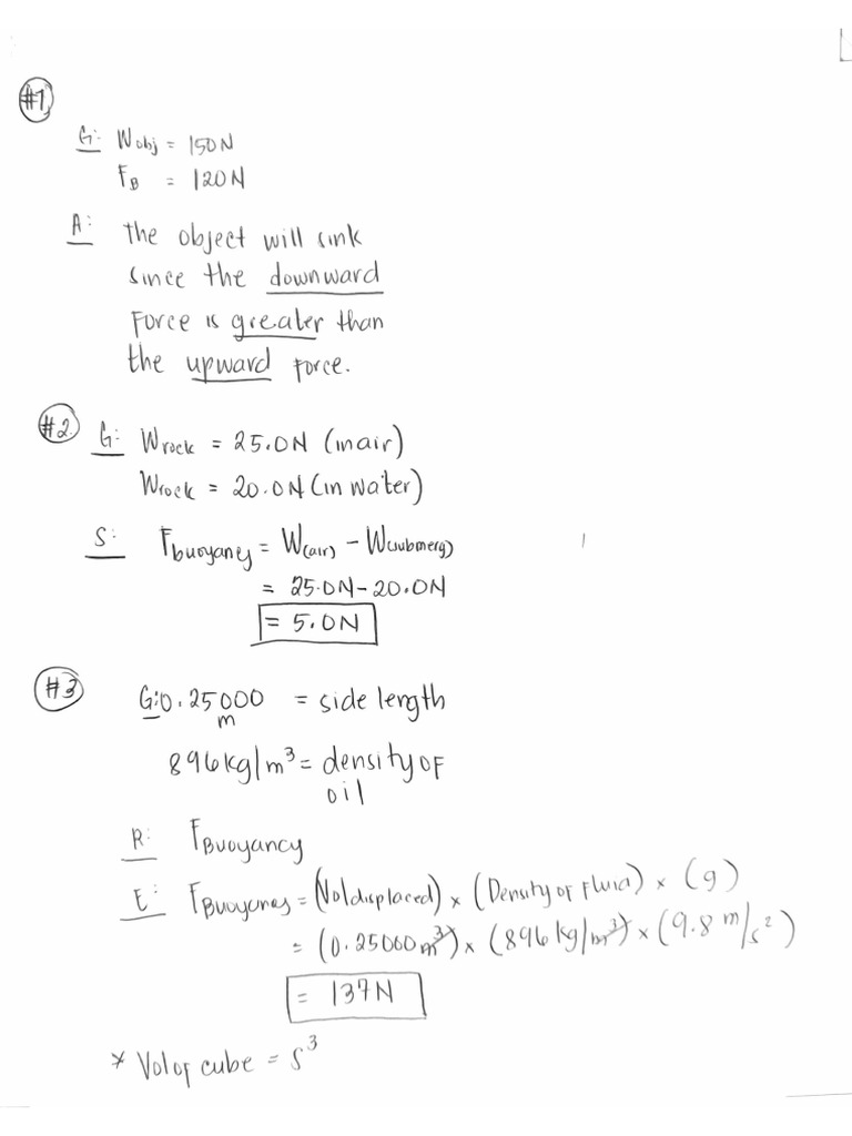 Answer Key - Additional Word Problem | PDF