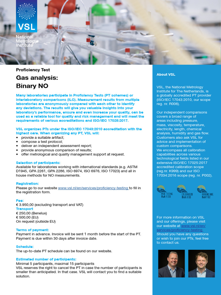 2024.01 VSL Flyer PT Binary NO | PDF | Metrology | Calibration