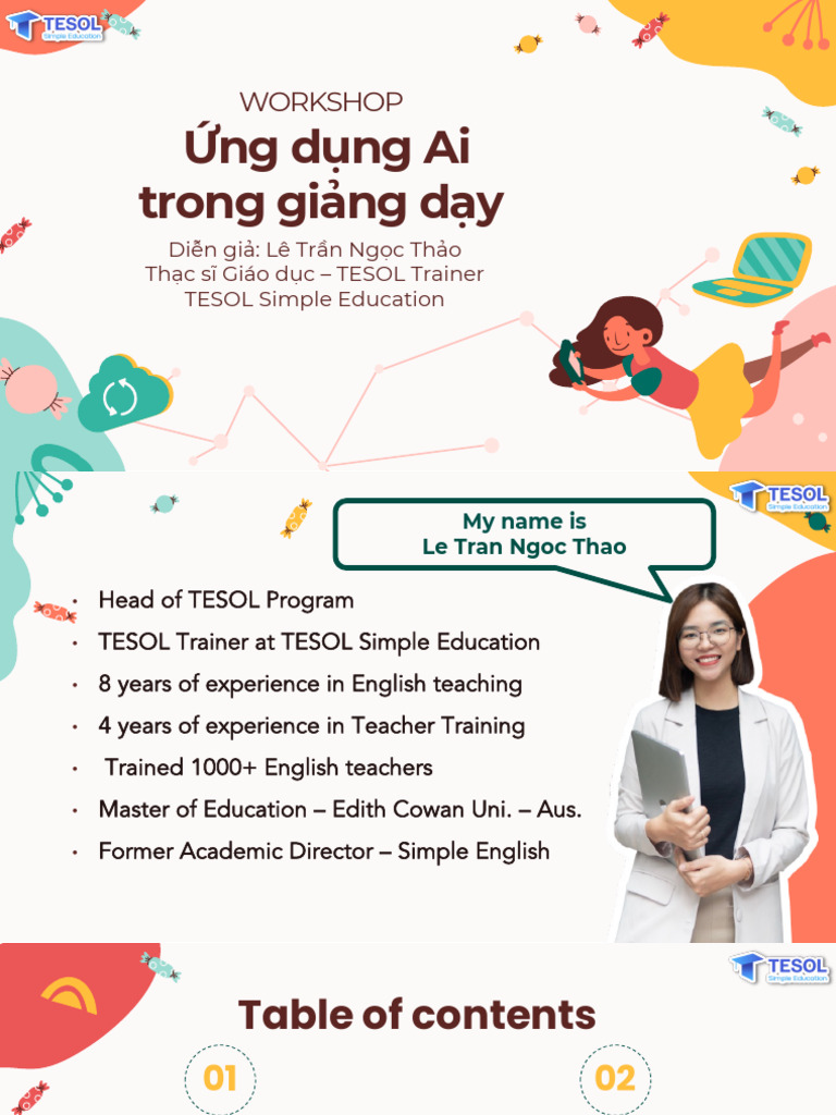 Ai in ESL Teaching - TSExFLYERVN | PDF | English As A Second Or Foreign ...