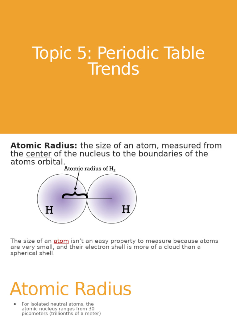 Atomic and Ionic Radius Trends Explained | PDF | Ion | Atoms