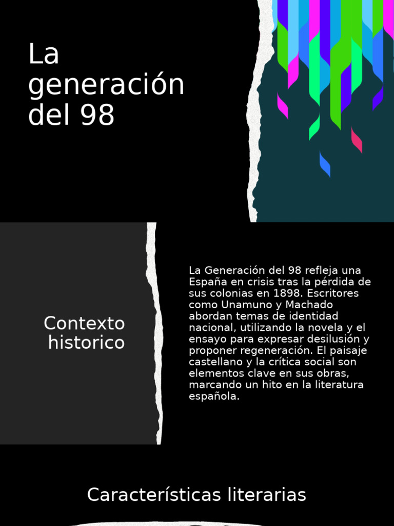 La Generacion Del 98 | PDF | Escritura