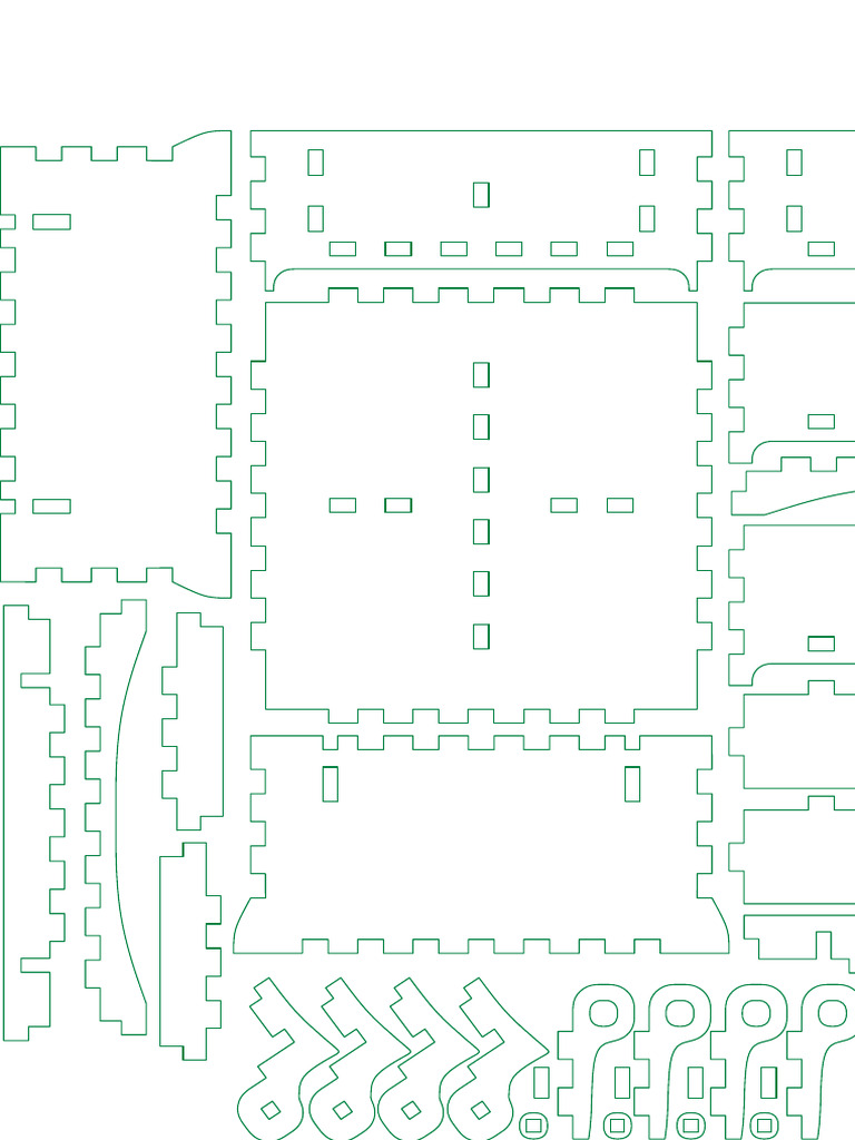 Wooden Box File CDR and DXF Free Vector Download For Laser Cut CNC | PDF