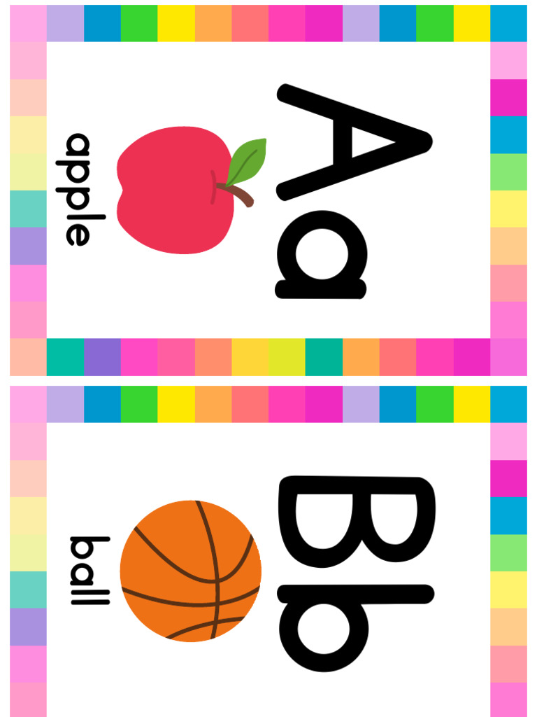 Alphabet Flashcards | PDF