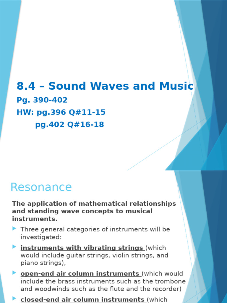 7.2 Sound Waves and Music | PDF