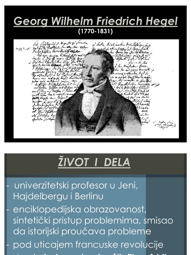 Hegel 1 | PDF