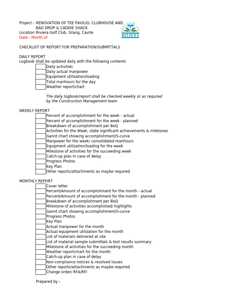Checklist For Billing Submittals - 1 | PDF