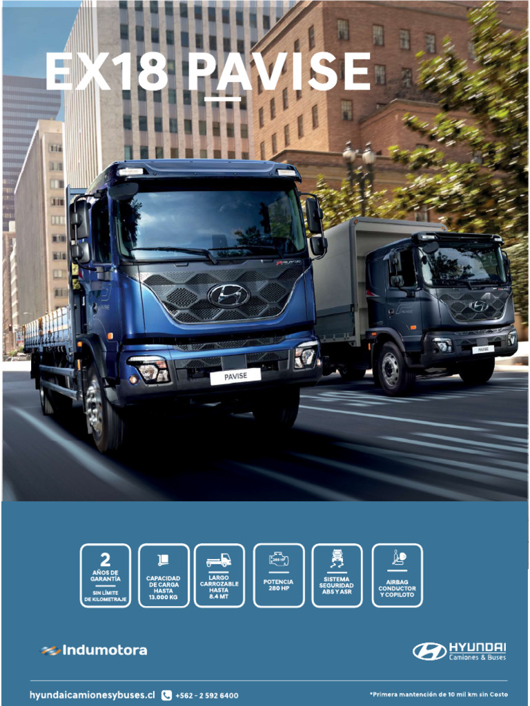 Ficha Técnica Pavise EX18 - MTM | PDF