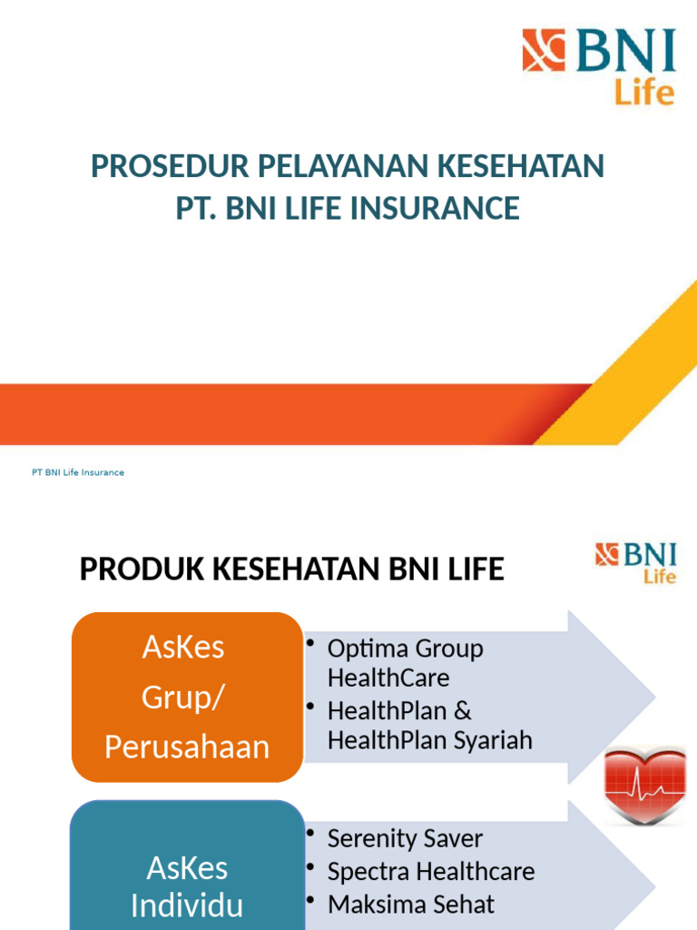 Prosedur Pelayanan Kesehatan Asuransi Bni Life - Show Card | PDF