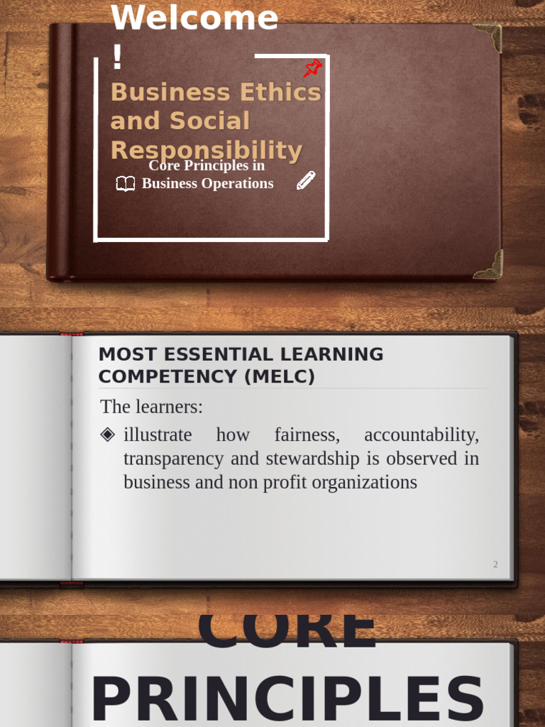 Core Principles of Business Ethics | PDF | Justice | Crime & Violence