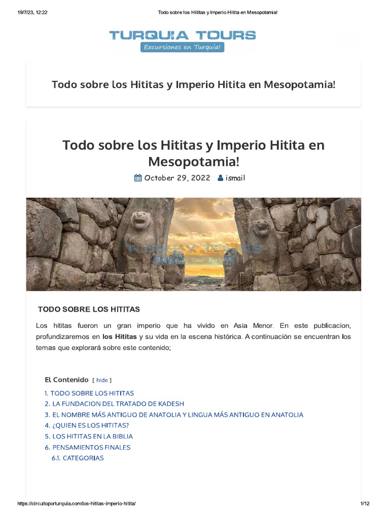 Hititas | PDF