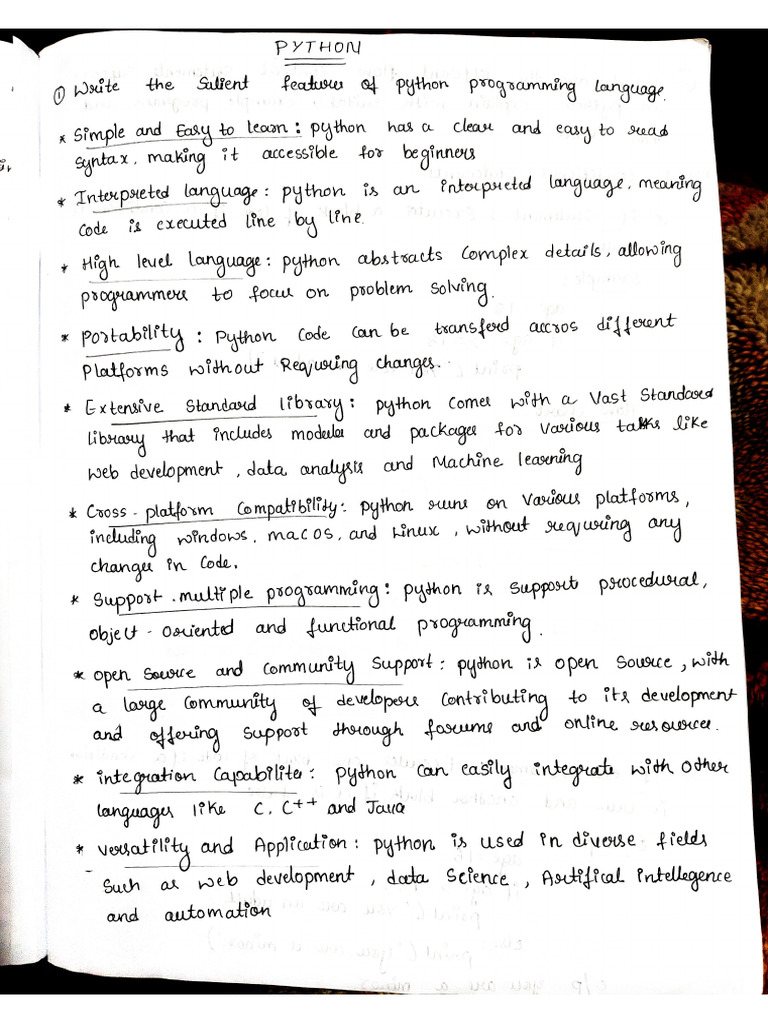 Python Question Bank Answer | PDF