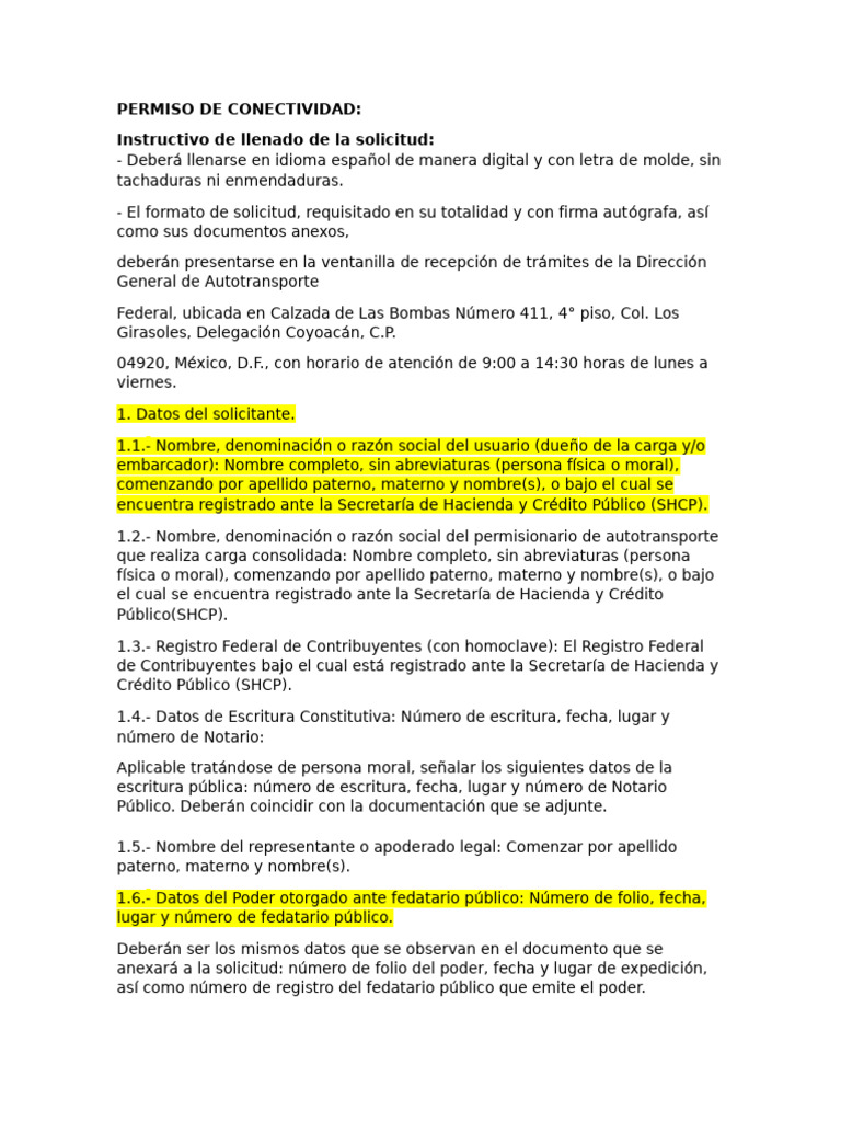Permiso de Conectividad | PDF | La carretera