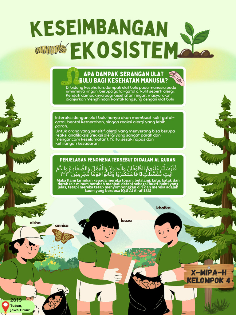 Hijau Ilustrasi Jaga Alam Dengan Tindakan Nyata Poster | PDF