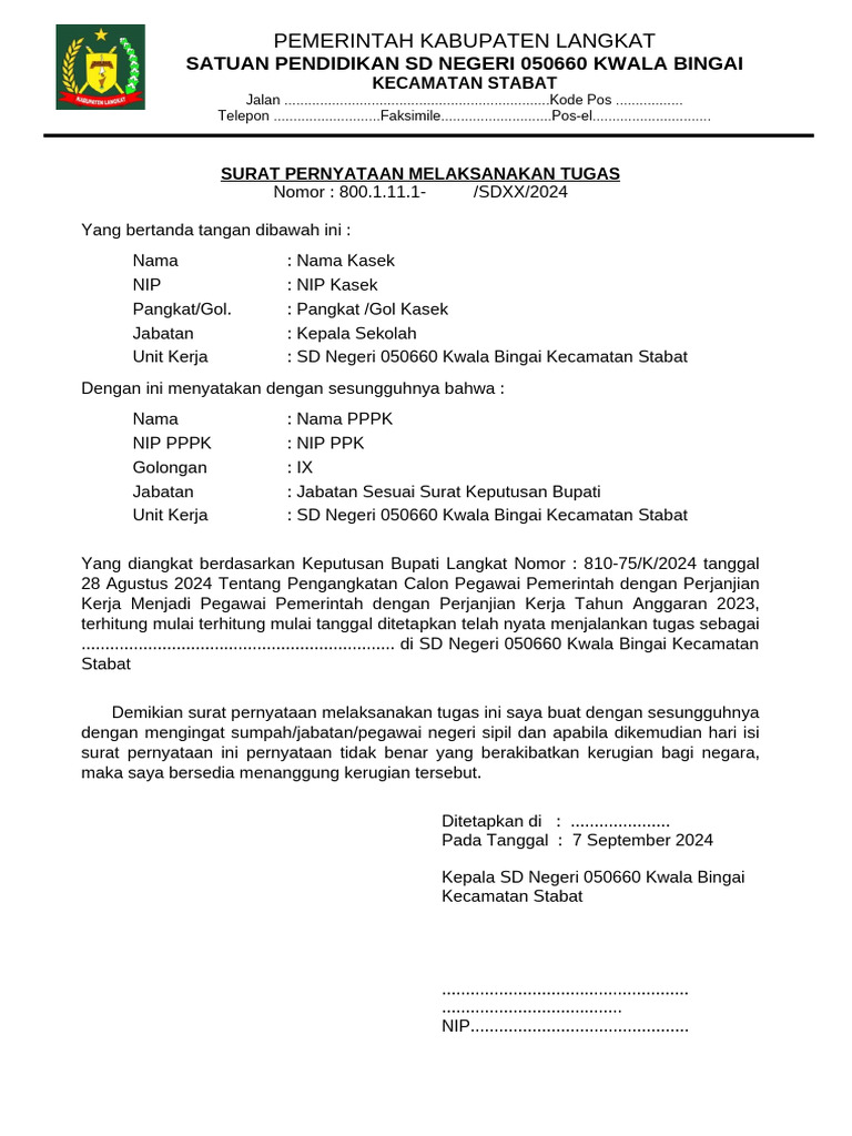Contoh SPMT 2024 | PDF