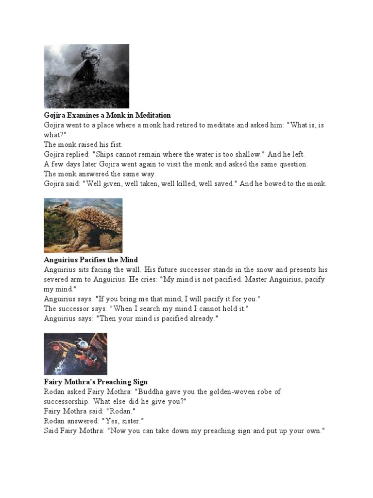Zen Kaiju Stories | PDF | Indian Religions | Religious Behaviour And ...